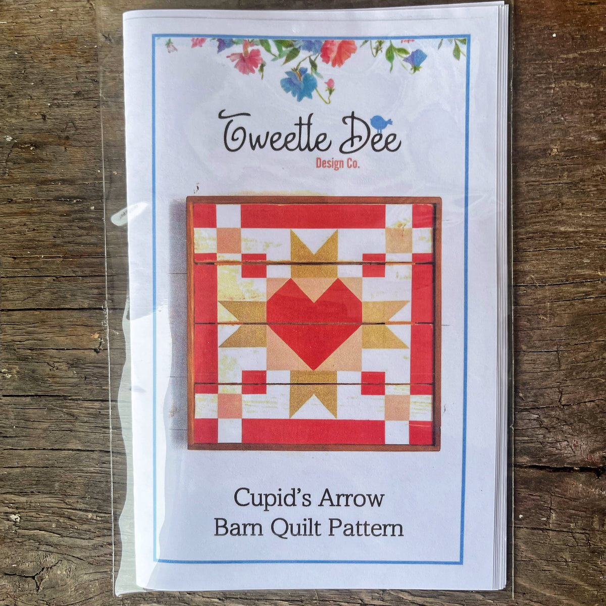 Cupid’s Arrow Barn Quilt Pattern – Tweetle Dee Design Co.