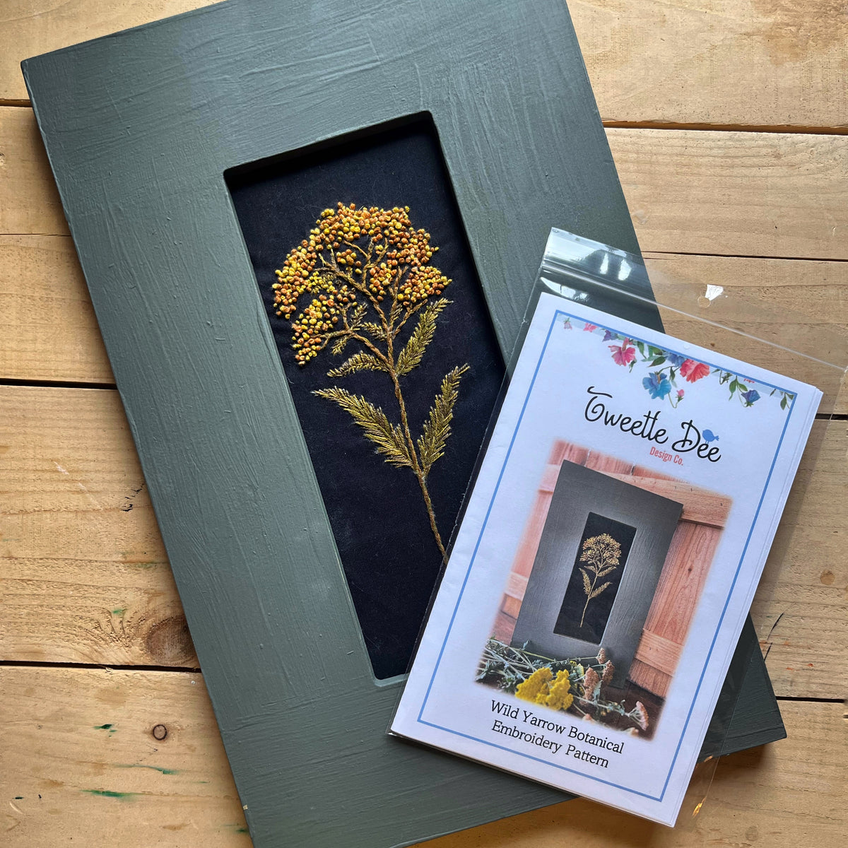 Wild Yarrow Botanical Embroidery Pattern – Tweetle Dee Design Co.