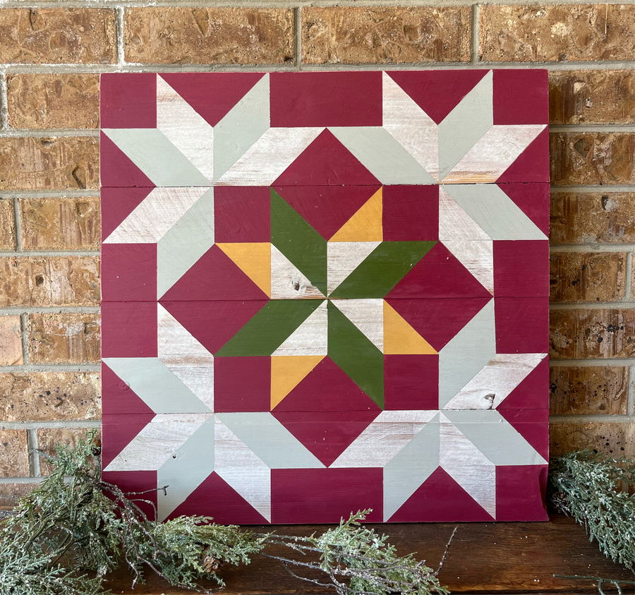 Lancaster Star Barn Quilt – Tweetle Dee Design Co.
