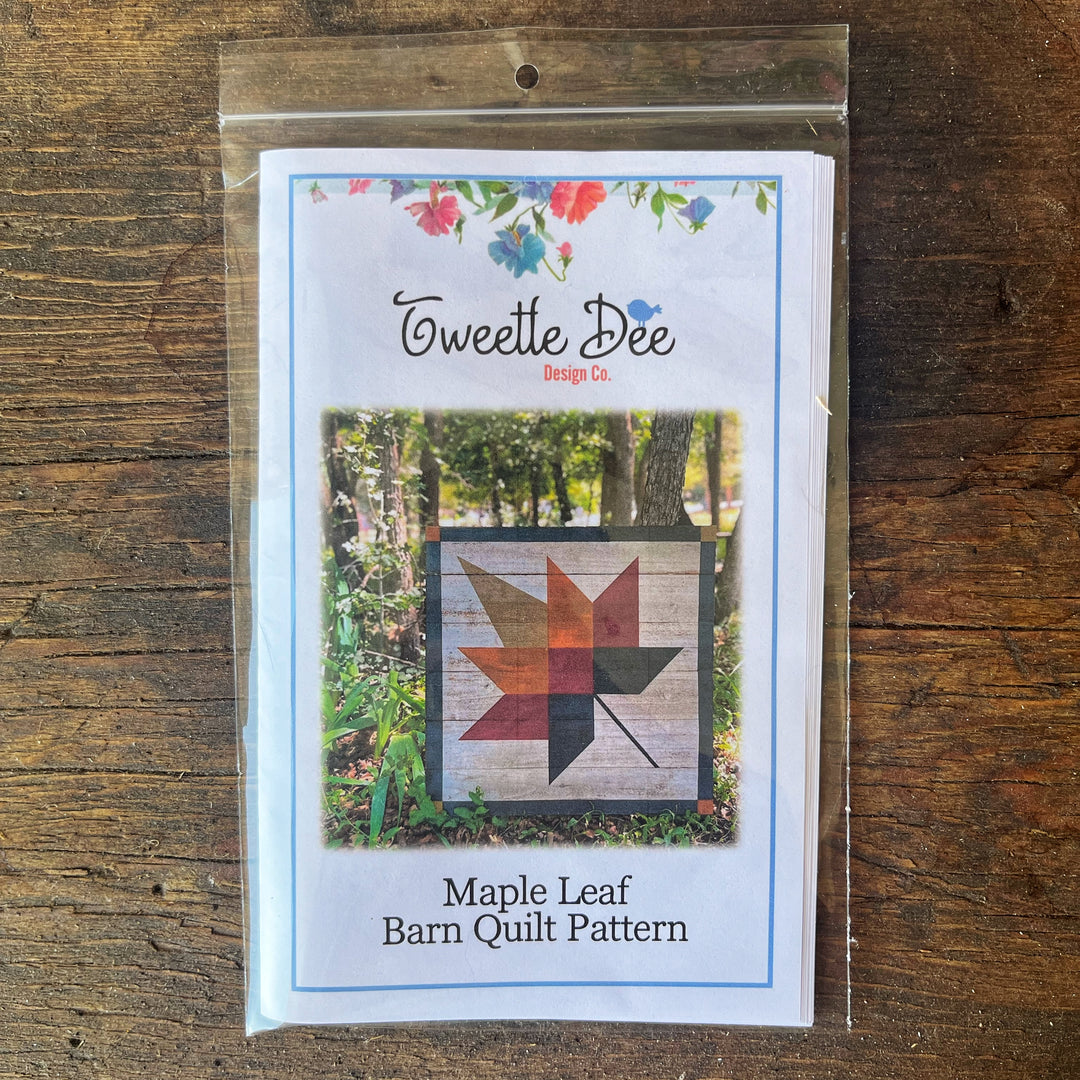 Maple Leaf Barn Quilt Pattern – Tweetle Dee Design Co.