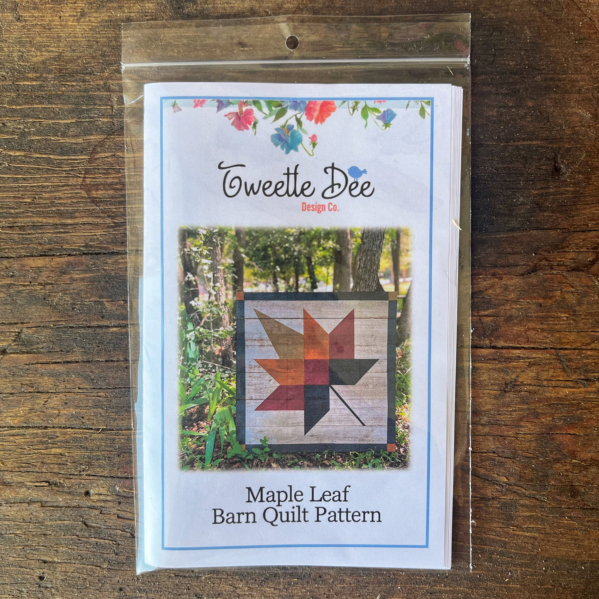 Maple Leaf Barn Quilt Pattern – Tweetle Dee Design Co.