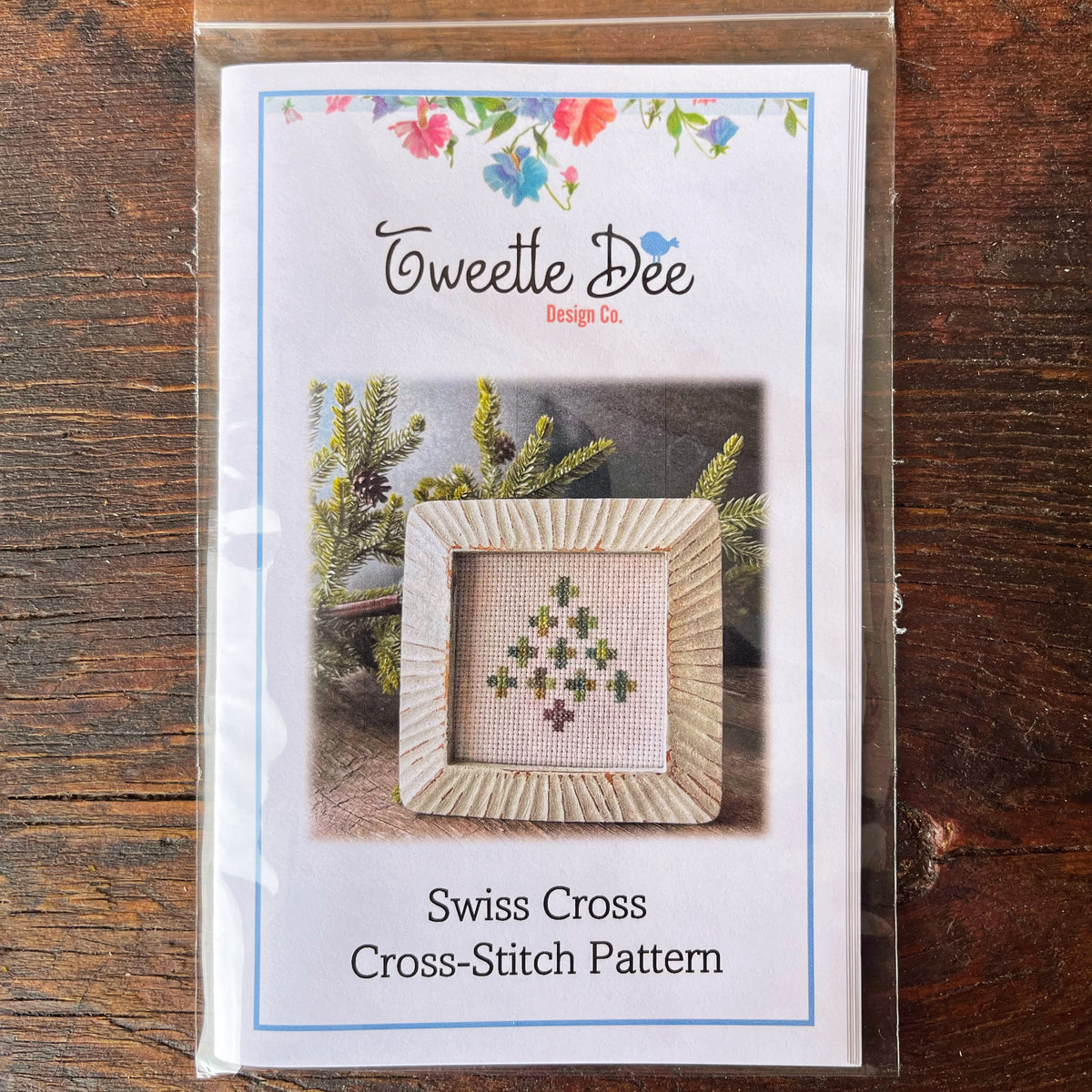 Swiss Cross Cross Stitch Pattern – Tweetle Dee Design Co.