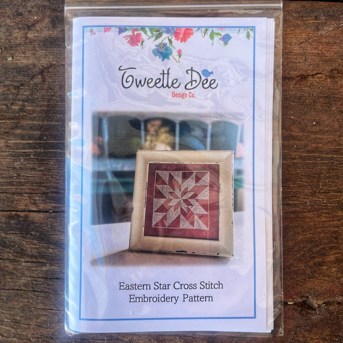 Eastern Star Cross-Stitch Pattern – Tweetle Dee Design Co.