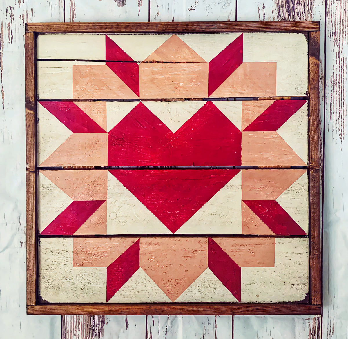 Swoony Heart Barn Quilt – Tweetle Dee Design Co.