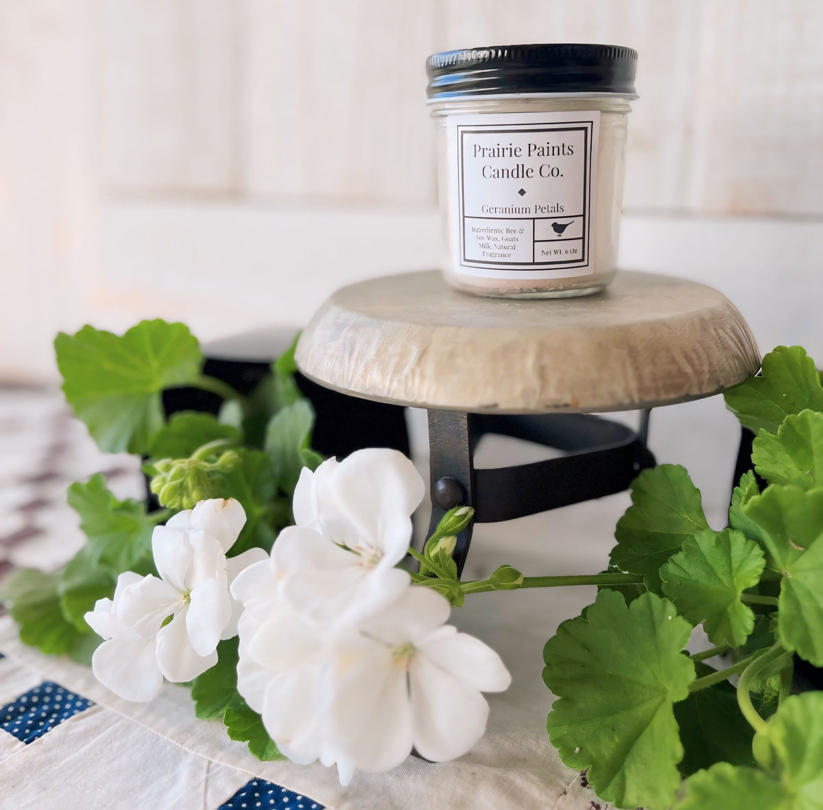Prairie Paint Candle Collection - Geranium Petals – Tweetle Dee Design Co.
