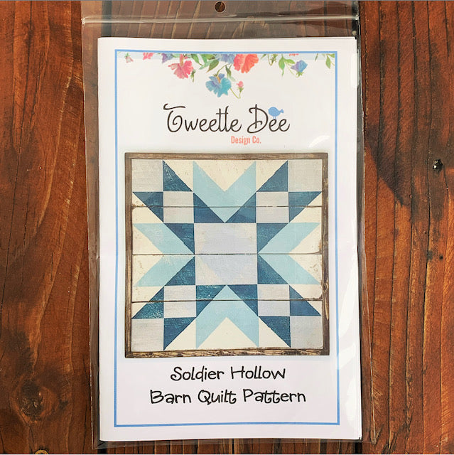 Soldier Hollow Barn Quilt Pattern – Tweetle Dee Design Co.