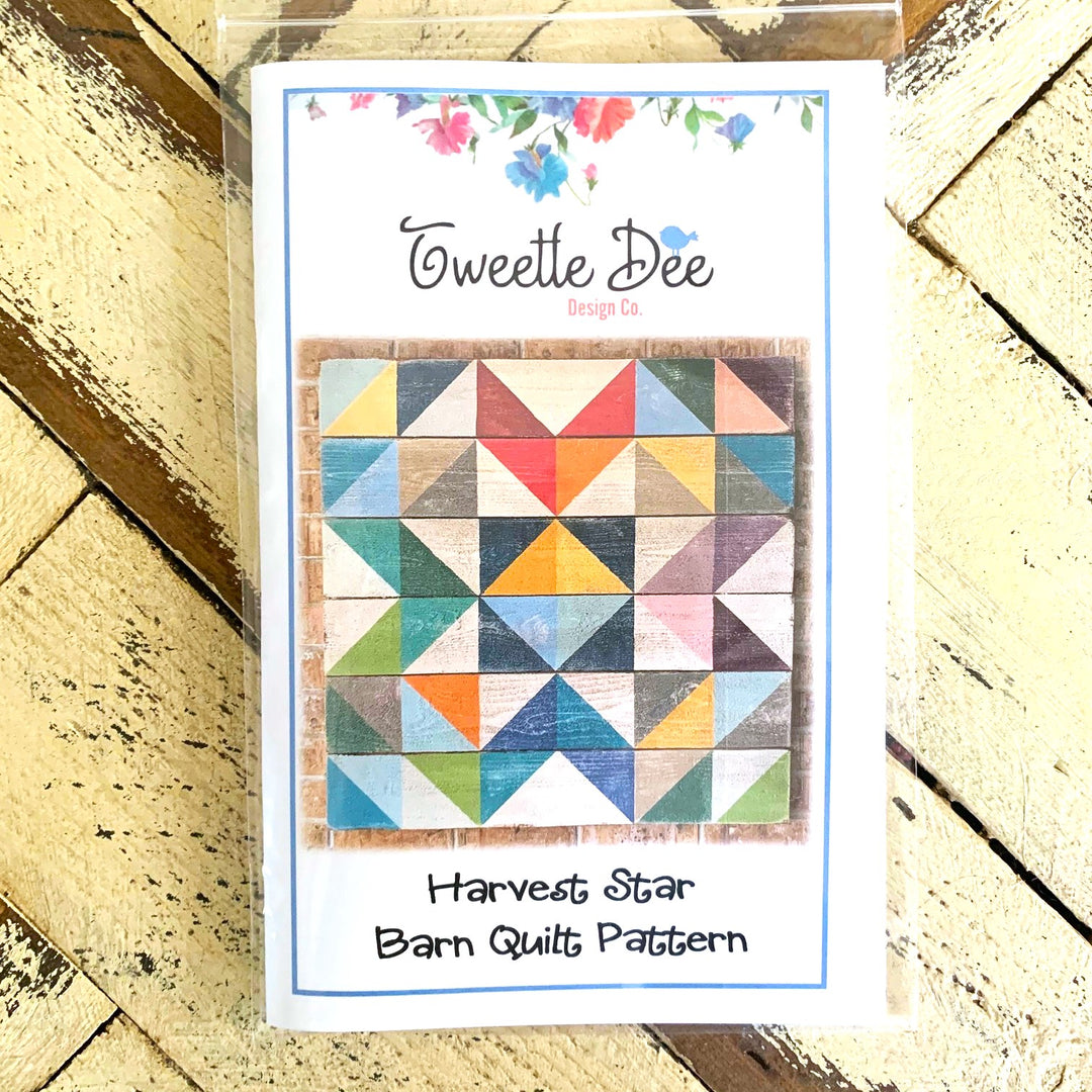 Harvest Star Barn Quilt Pattern – Tweetle Dee Design Co.