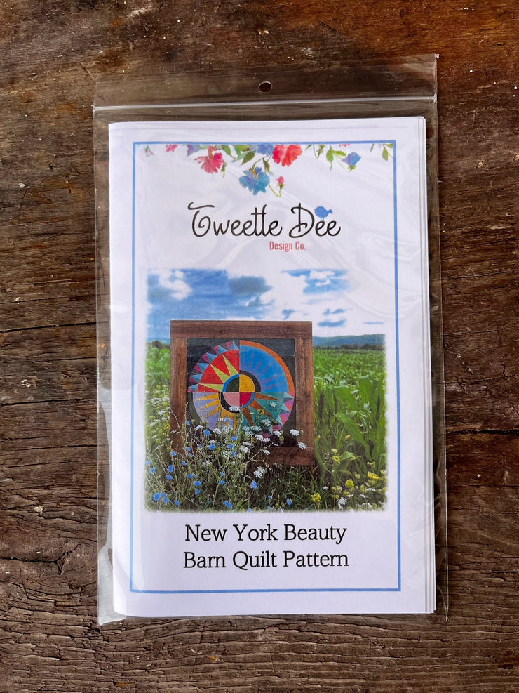 New York Beauty Barn Quilt Pattern – Tweetle Dee Design Co.