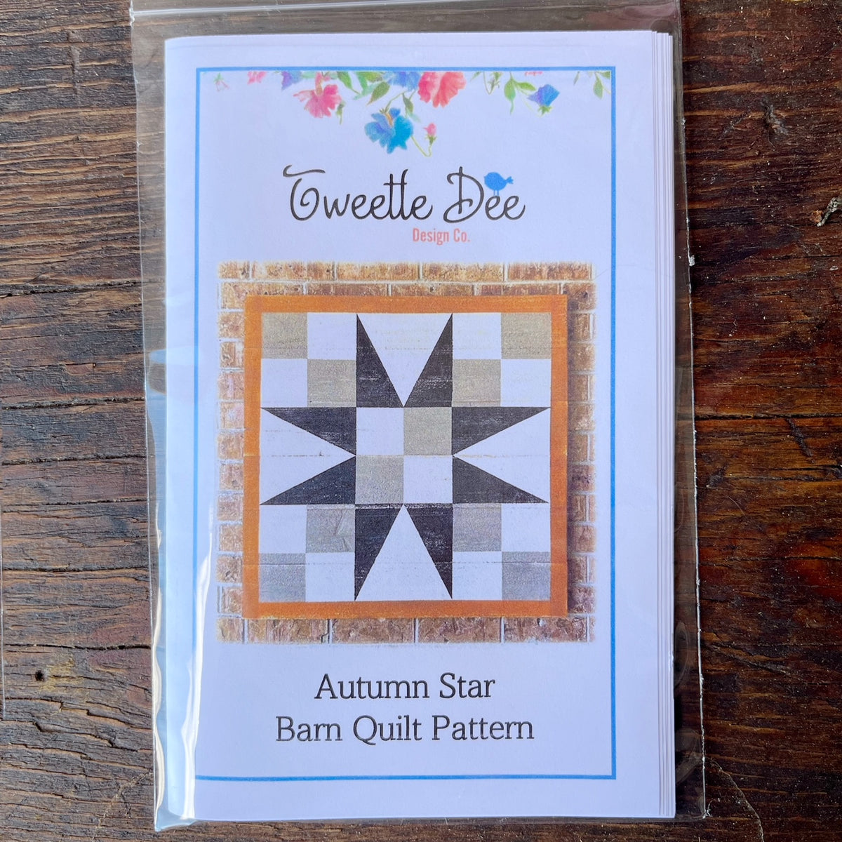 Autumn Star Barn Quilt Pattern – Tweetle Dee Design Co.