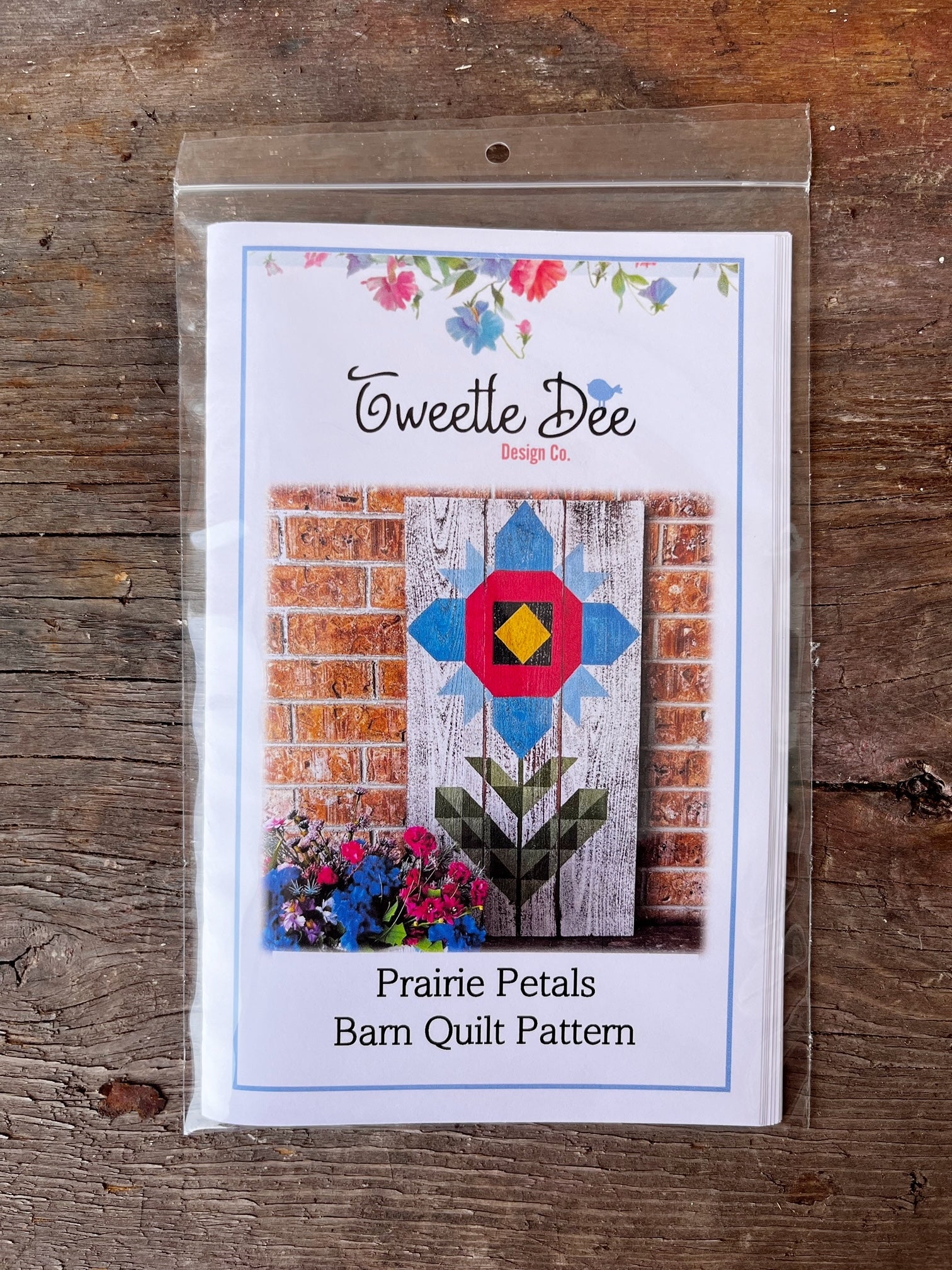 Prairie Petals Barn Quilt Pattern – Tweetle Dee Design Co.