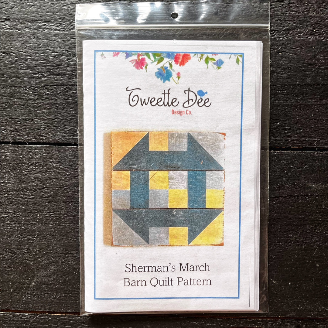 Sherman's March Barn Quilt Pattern – Tweetle Dee Design Co.
