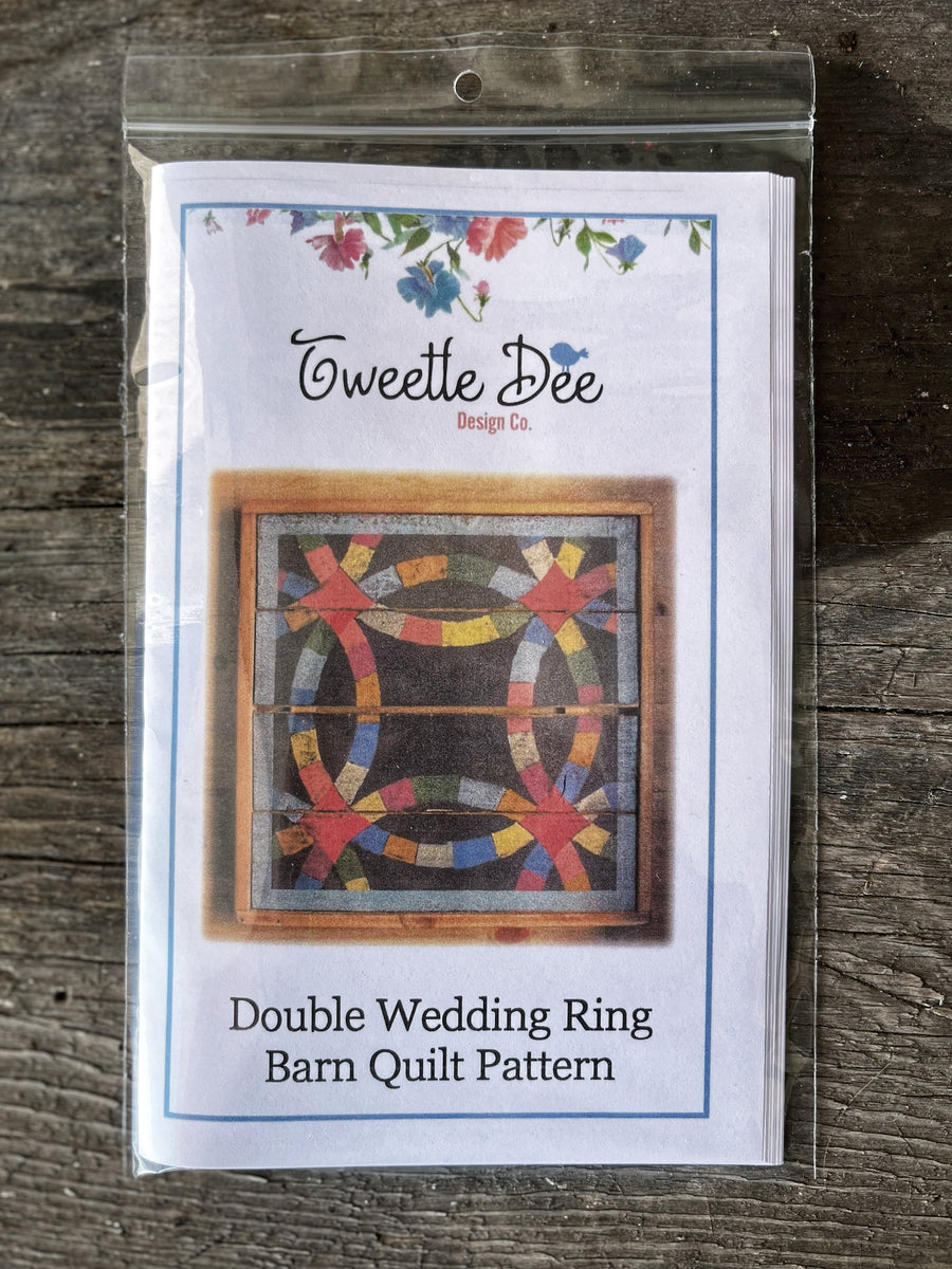 Double Wedding Ring Barn Quilt Pattern – Tweetle Dee Design Co.