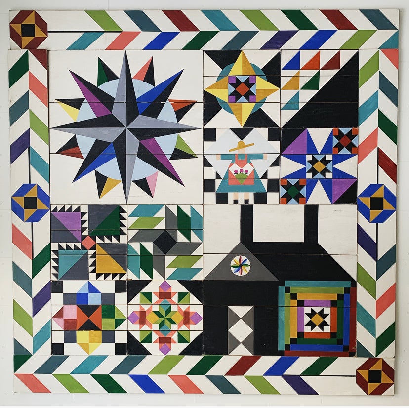 Little Cabin on the Prairie Barn Quilt – Tweetle Dee Design Co.
