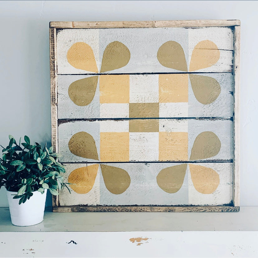 Honeybee Barn Quilt – Tweetle Dee Design Co.