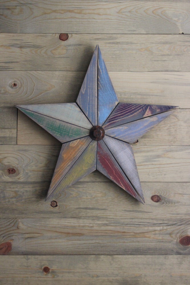 Farmhouse Multi Color Barn Star – Tweetle Dee Design Co.