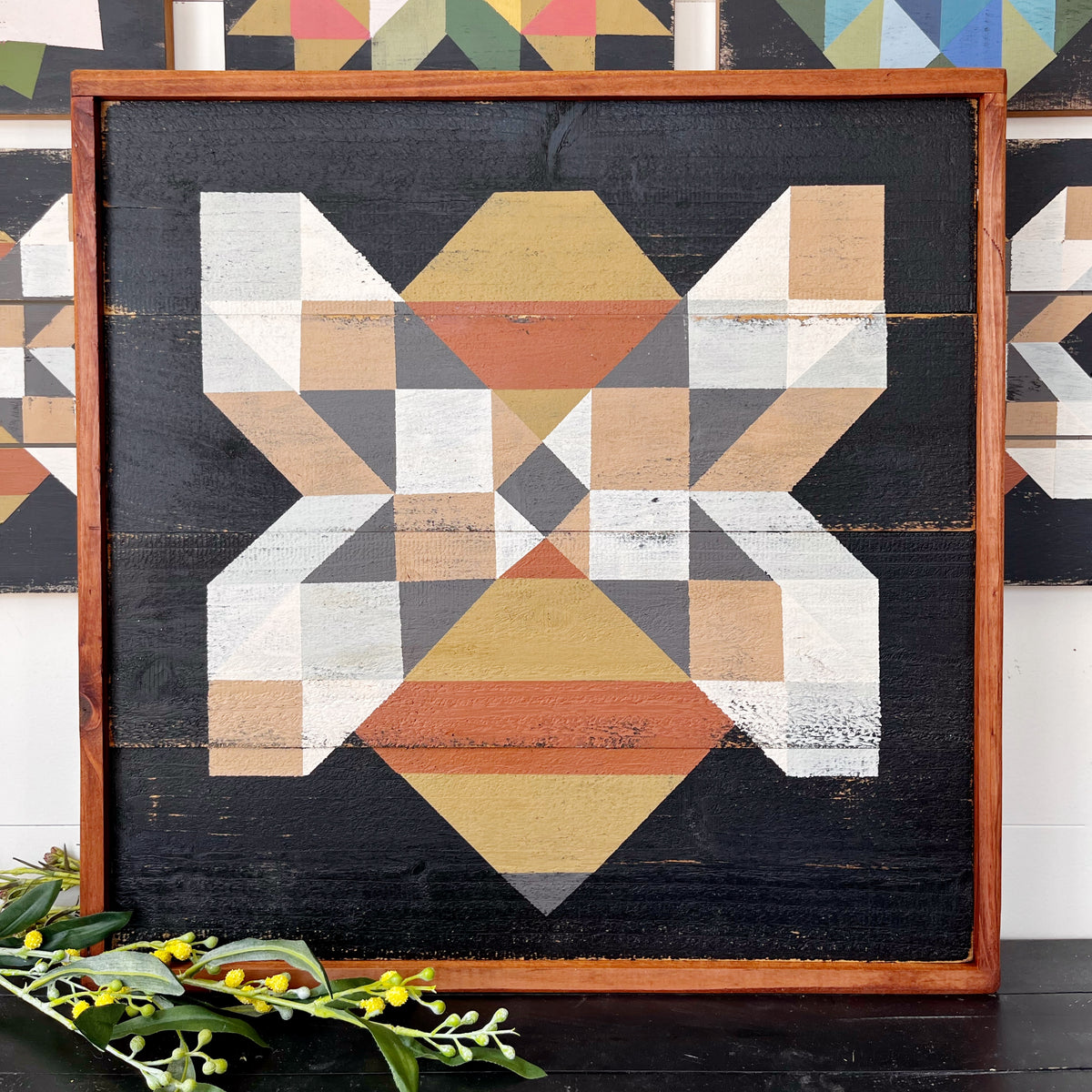 Wilde Bloem Bee Framed Barn Quilt – Tweetle Dee Design Co.