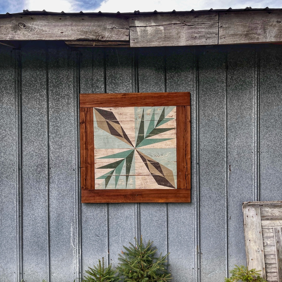 Blue Spruce Barn Quilt – Tweetle Dee Design Co.